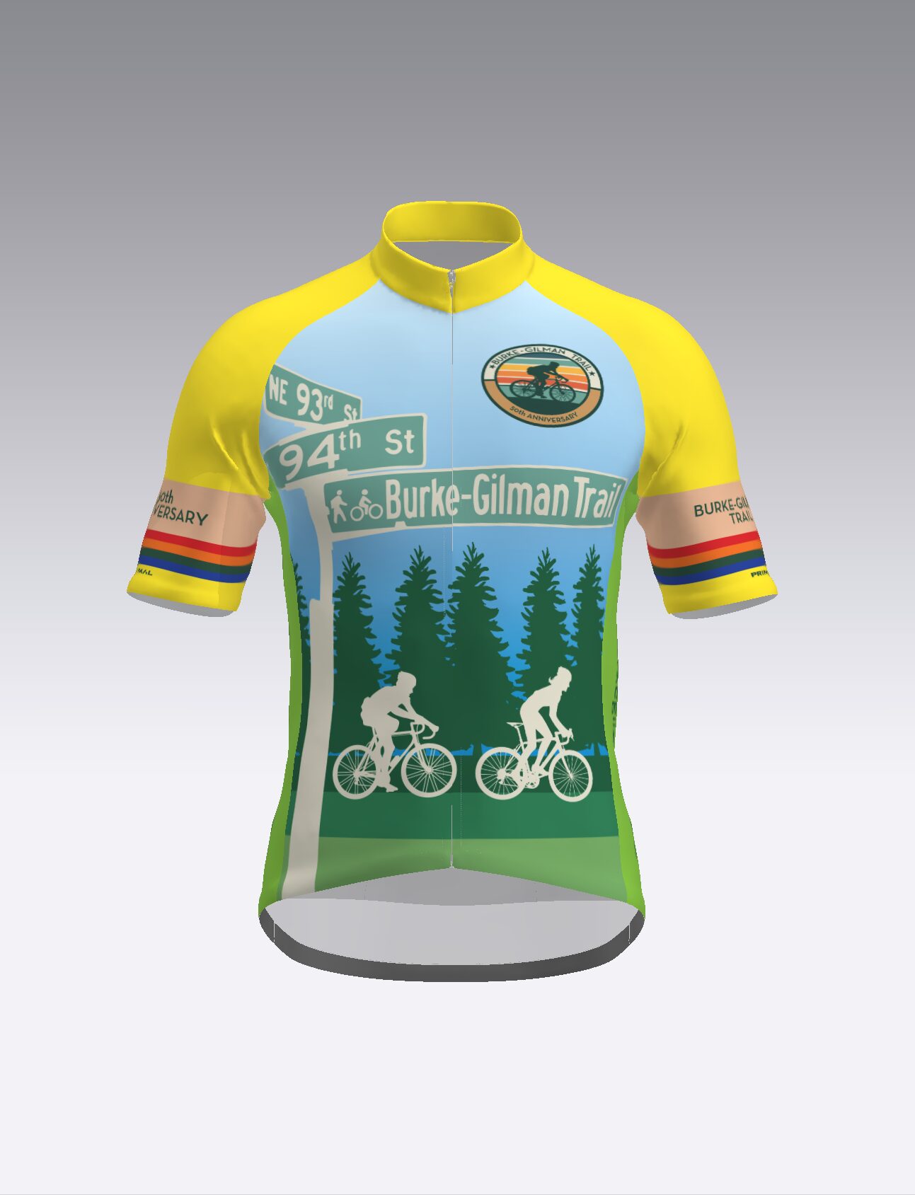 BG50 Anniversary Jersey - Burke-Gilman 50th Anniversary